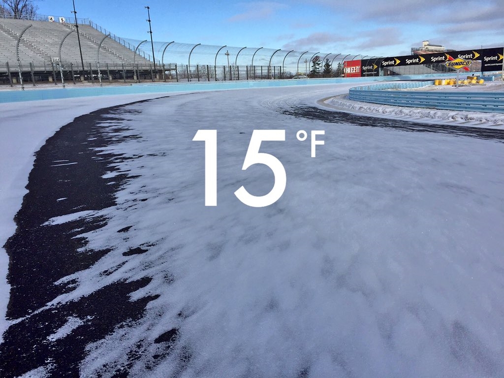 See NASCAR tracks covered in snow - Official Site Of NASCAR