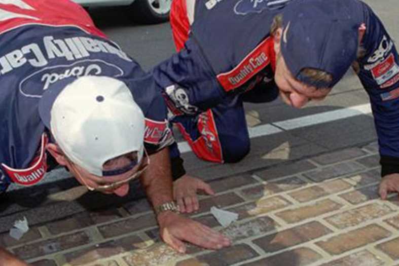 @nascarcasm: Six reasons why kissing the bricks needs to stop ...