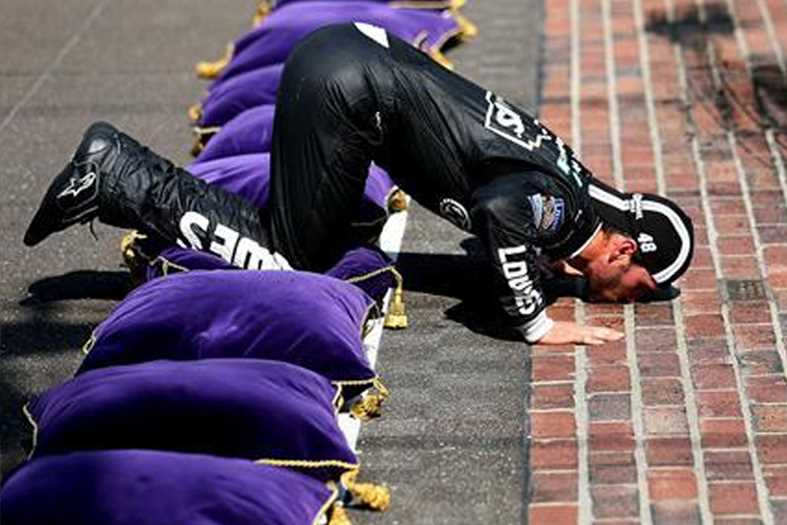 @nascarcasm: Six reasons why kissing the bricks needs to stop ...