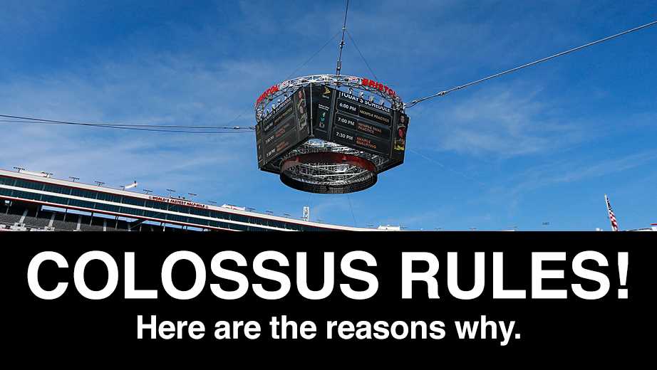 @nascarcasm: Why Bristol's 'Colossus' rules | Official Site Of NASCAR