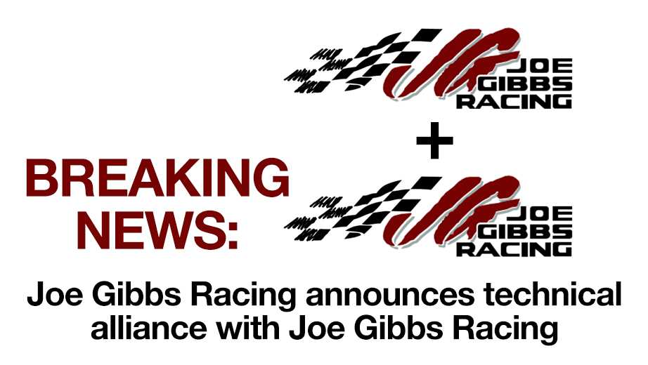 @nascarcasm: Joe Gibbs Racing announces technical alliance with Joe ...
