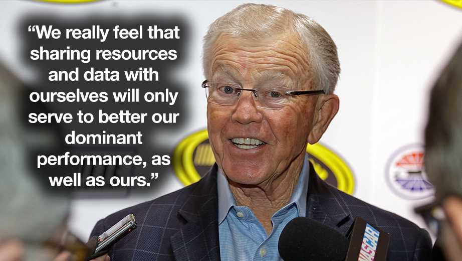 @nascarcasm: Joe Gibbs Racing announces technical alliance with Joe ...