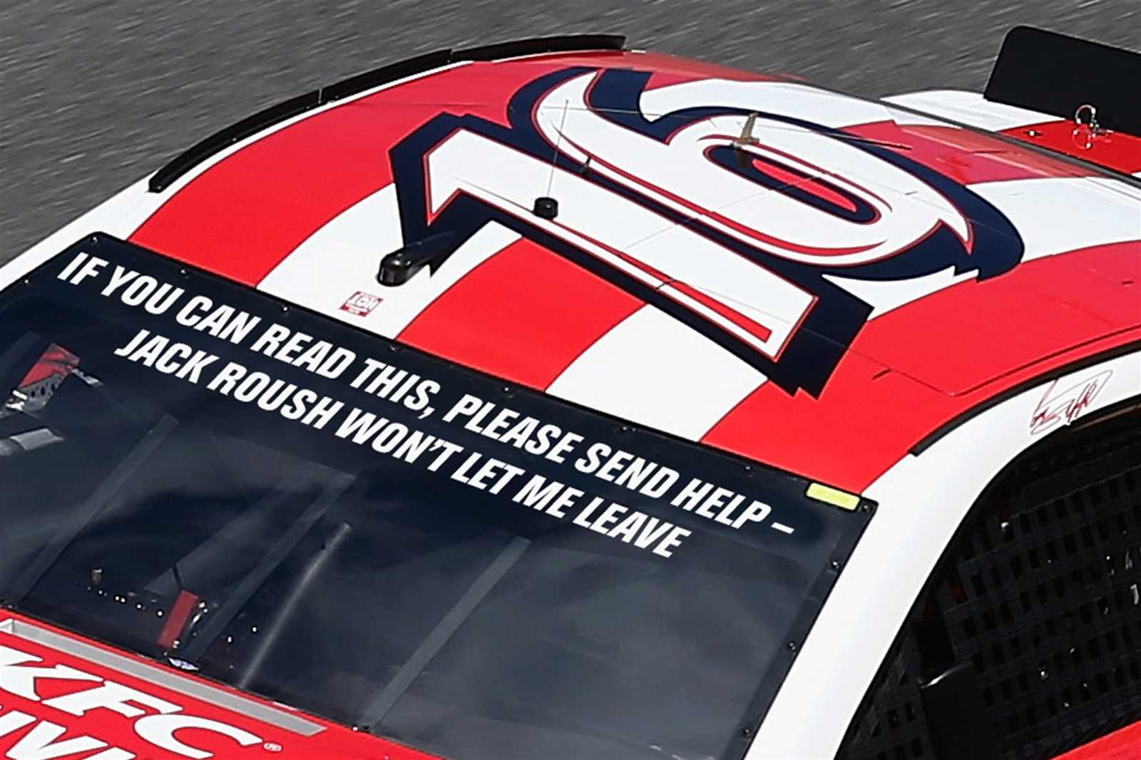 What driver windshields should really say - Official Site Of NASCAR