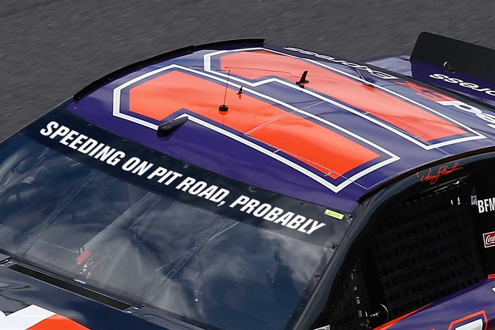 What driver windshields should really say - Official Site Of NASCAR