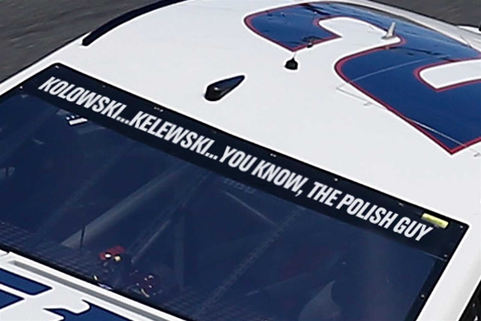 What driver windshields should really say - Official Site Of NASCAR