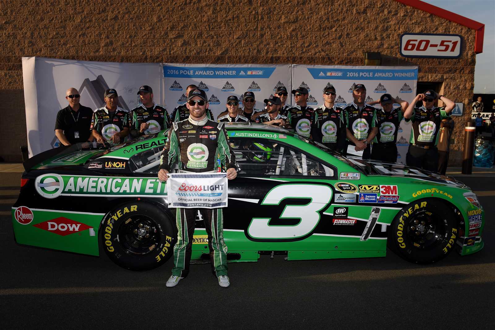 2016 Coors Light Pole Award Winners - Official Site Of NASCAR