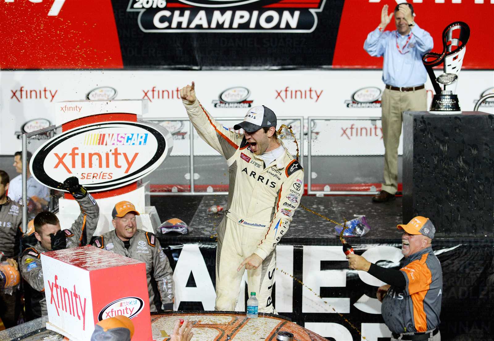 Champion celebrations from Miami - Official Site Of NASCAR