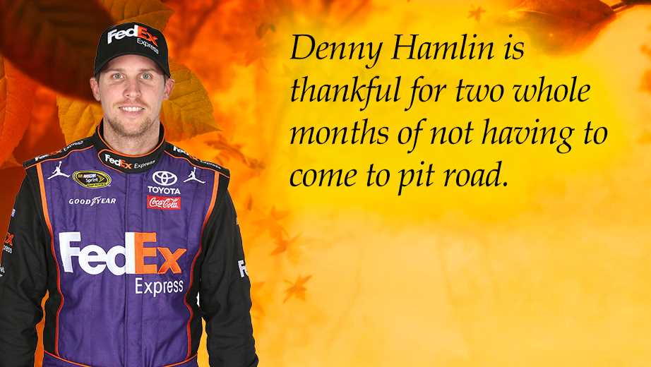 What drivers are thankful for this Thanksgiving - Official Site Of NASCAR