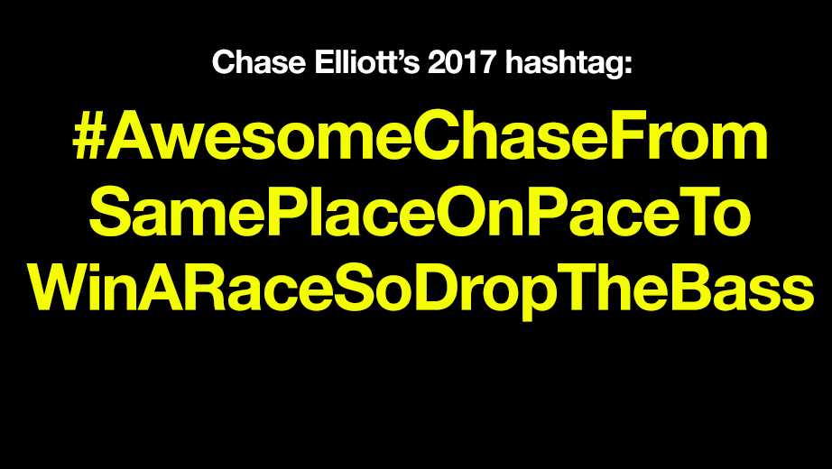 @nascarcasm: 2017 NASCAR bad hashtag suggestions | Official Site Of NASCAR