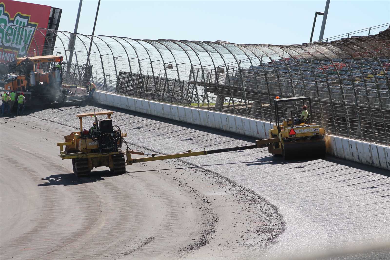 Texas Motor Speedway repave in photos | NASCAR