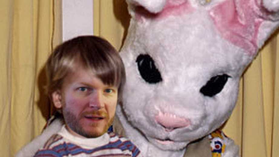 @nascarcasm: Deranged Easter Bunny photos with drivers - Official Site ...