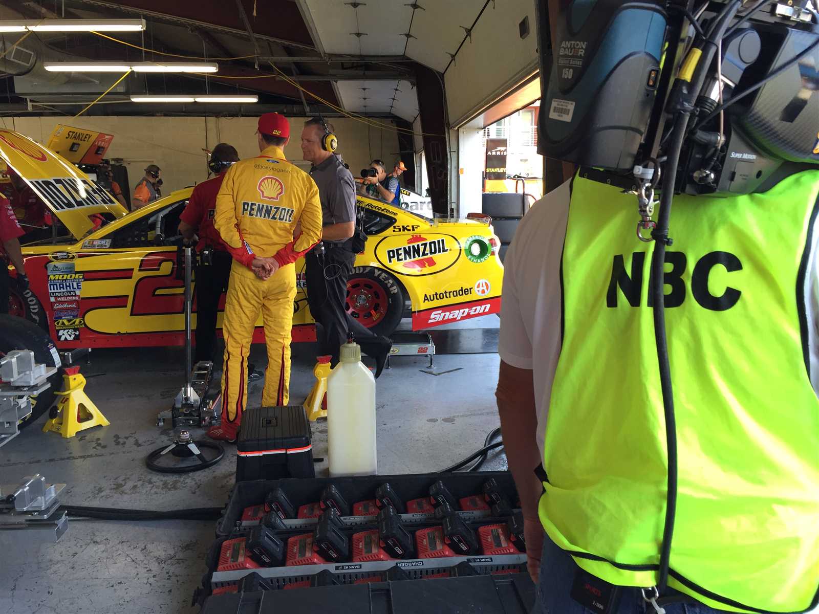 Behind the scenes: Photos from NBC Booth - Official Site Of NASCAR