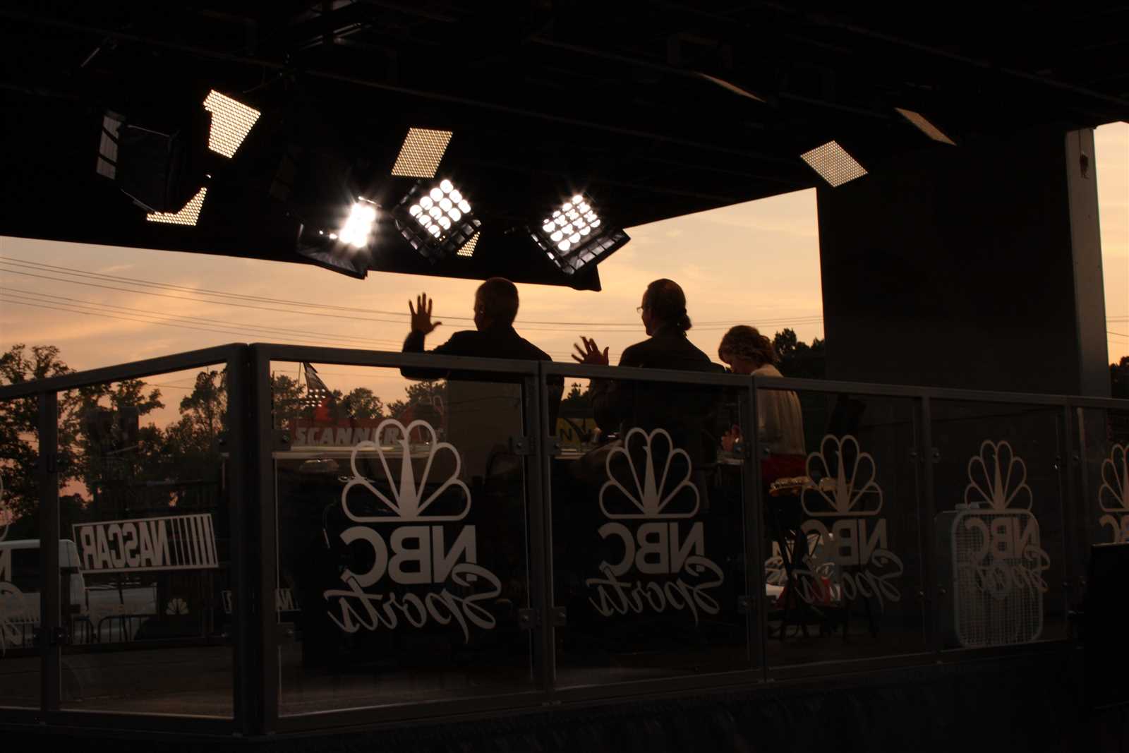 Behind the scenes: Photos from NBC Booth - Official Site Of NASCAR