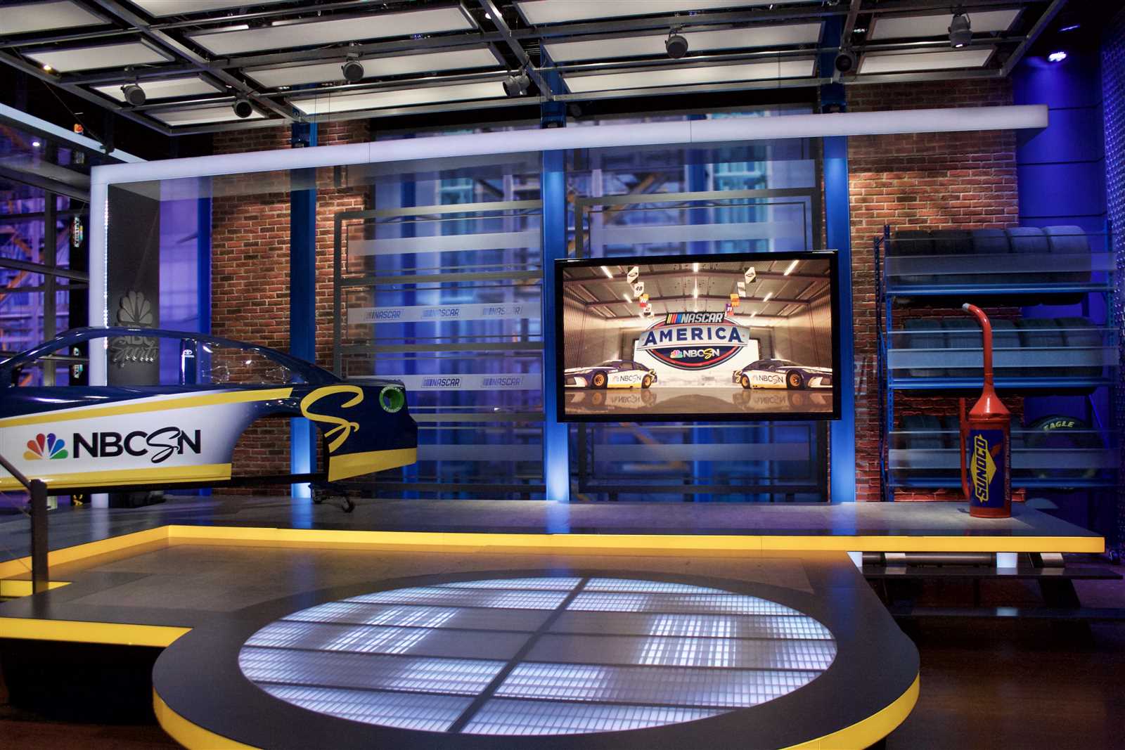 Behind the scenes: Photos from NBC Booth - Official Site Of NASCAR