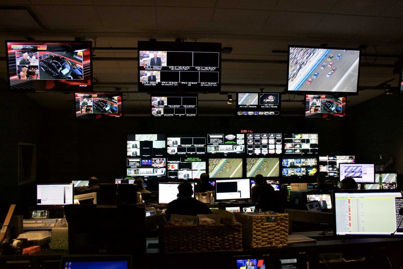 Behind the scenes: Photos from NBC Booth - Official Site Of NASCAR
