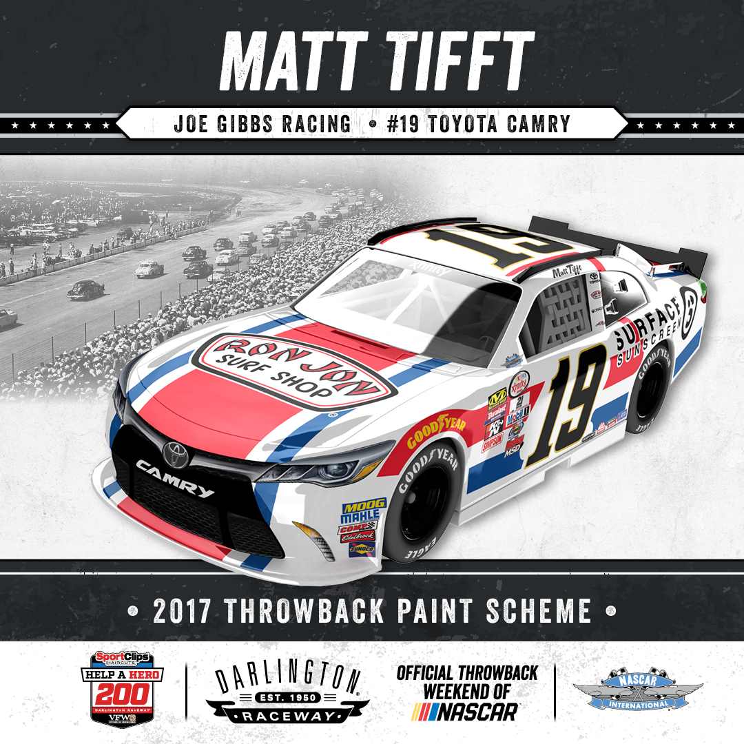 2017 Darlington Throwback Paint Schemes - Official Site Of NASCAR