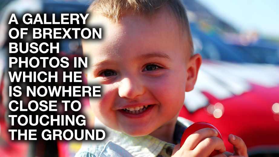 @nascarcasm: A gallery of Brexton Busch practically flying in Victory ...