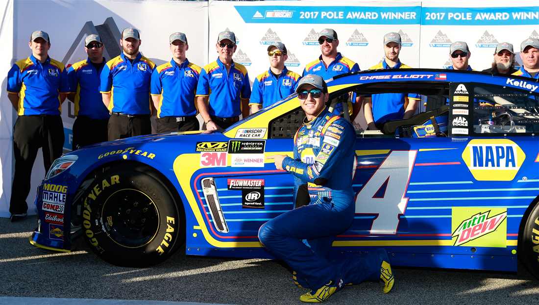 2017 Coors Light Pole Award winners - Official Site Of NASCAR