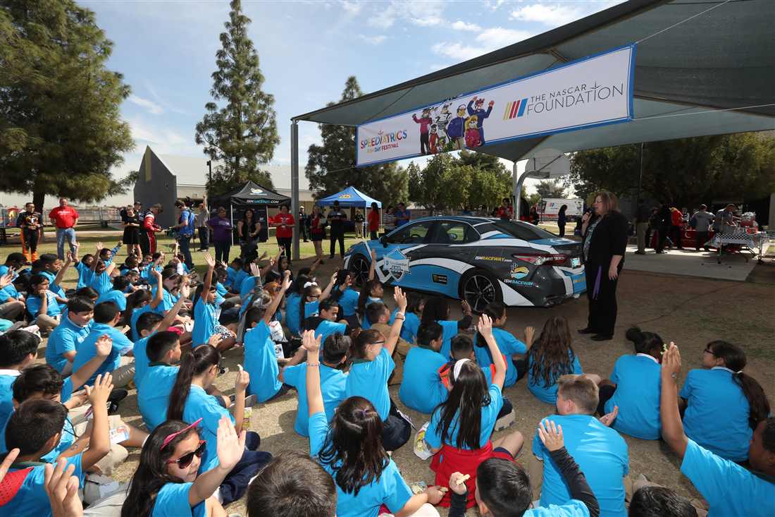 Drivers, kids and learning at The NASCAR Foundation's Fun Day ...
