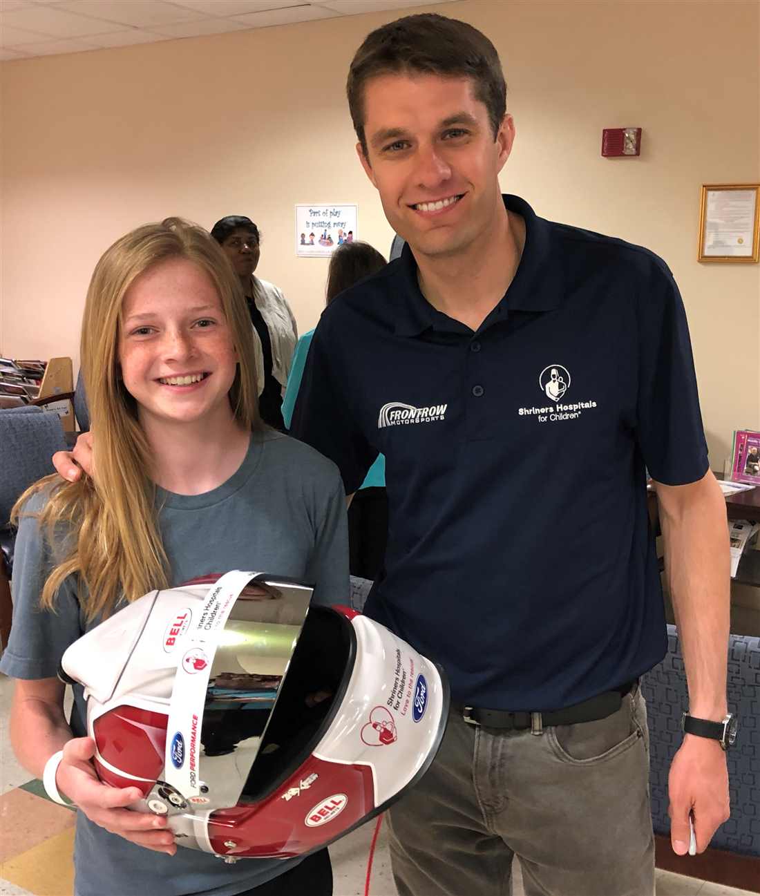 David Ragan visits Shriners Hospital for Children in Philadelphia ...