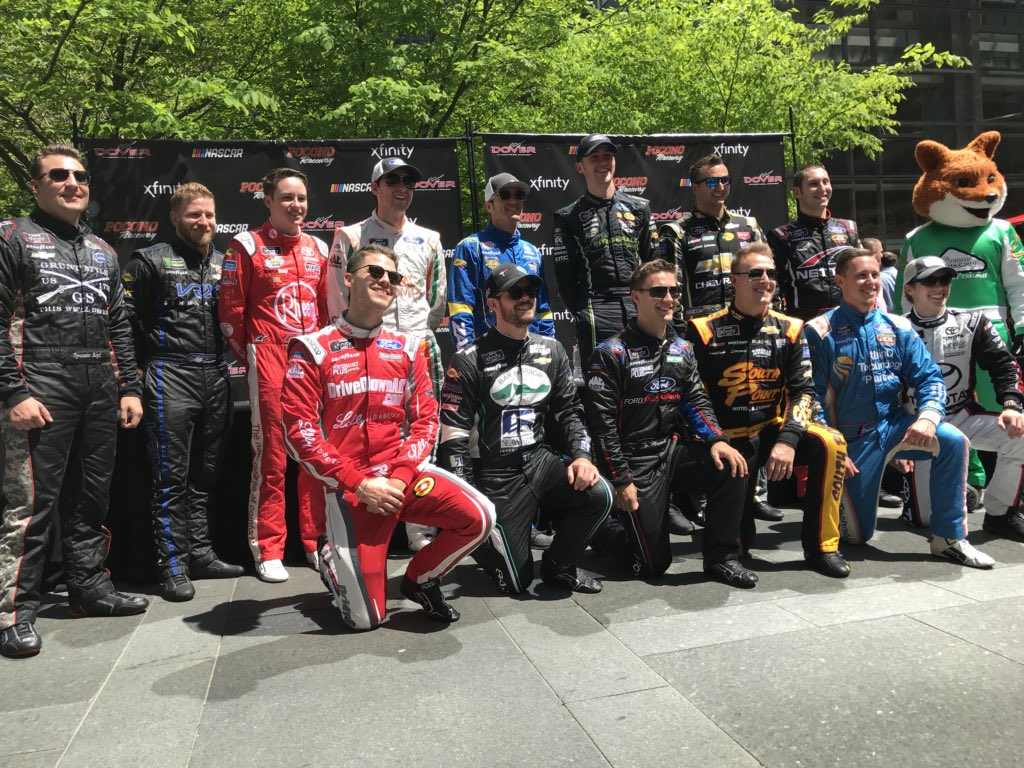 Xfinity Series drivers take over Philadelphia - Official Site Of NASCAR