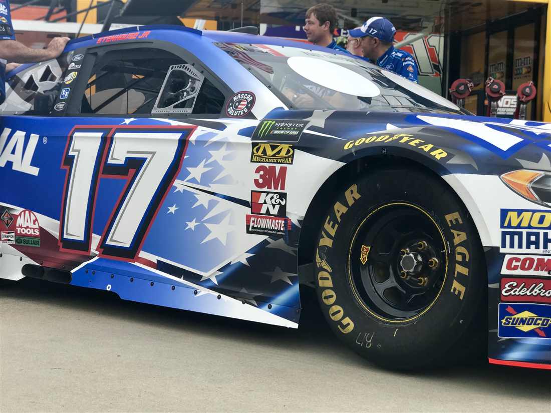 Red, white and NASCAR Salutes: Every angle of paint schemes - Official ...