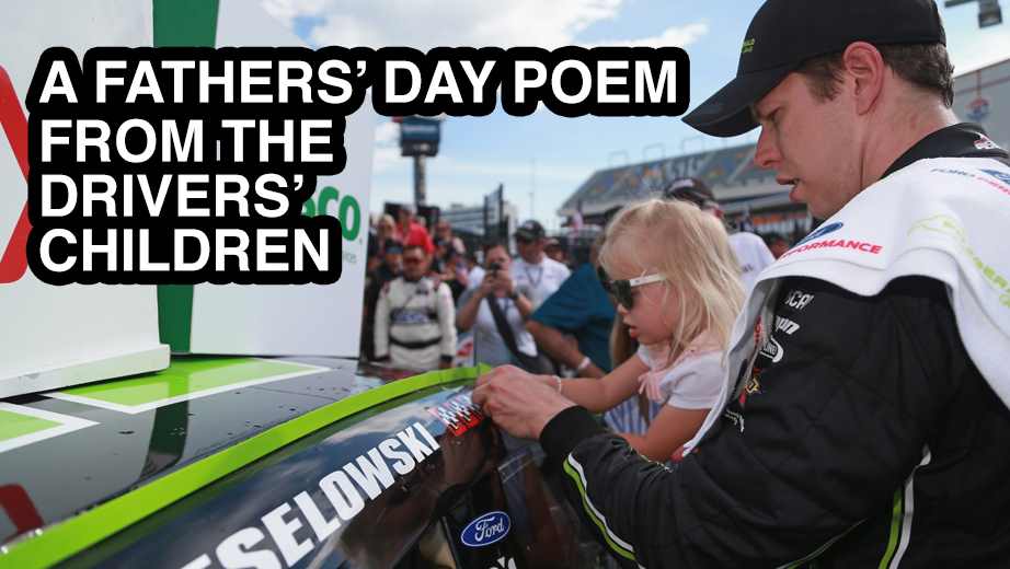 @nascarcasm: A Father's Day poem from the drivers' children | Official ...