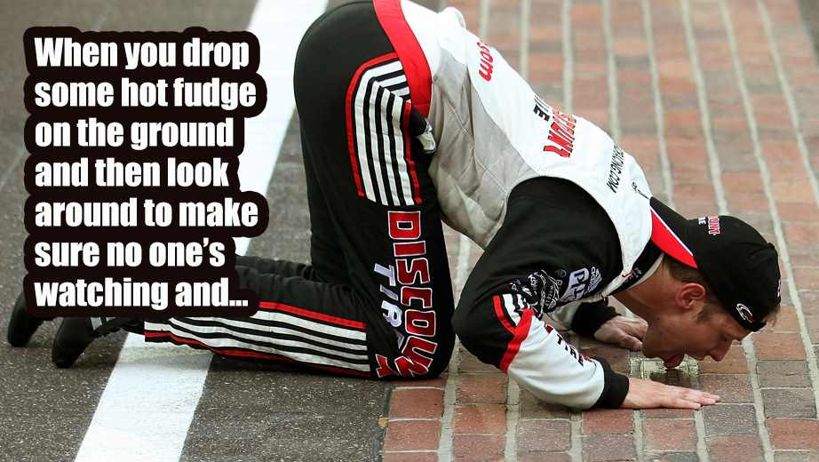 @nascarcasm: Totally relatable ice cream moments - Official Site Of NASCAR