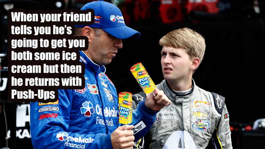 @nascarcasm: Totally relatable ice cream moments - Official Site Of NASCAR