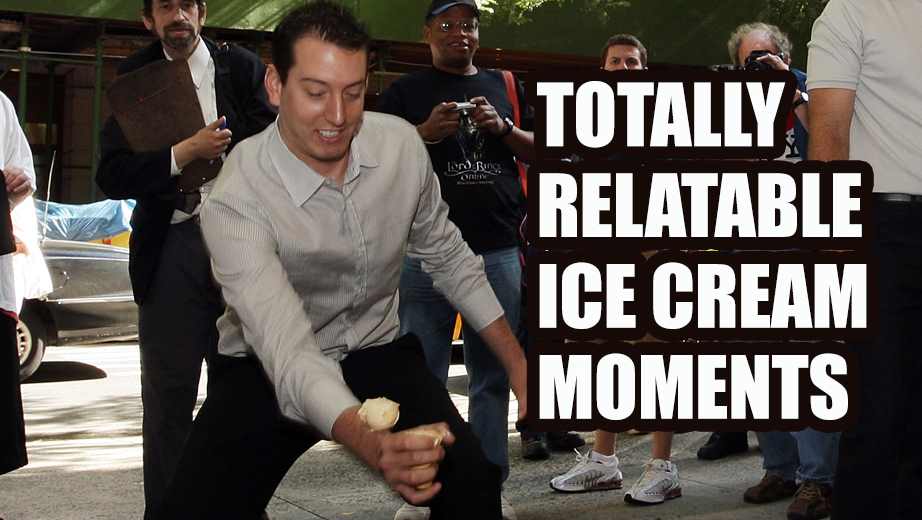@nascarcasm: Totally relatable ice cream moments - Official Site Of NASCAR