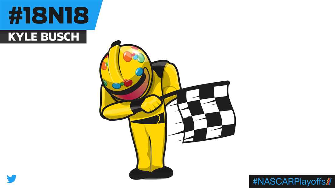 2018 NASCAR Playoffs: Customized Twitter hashtag emojis - Official Site ...